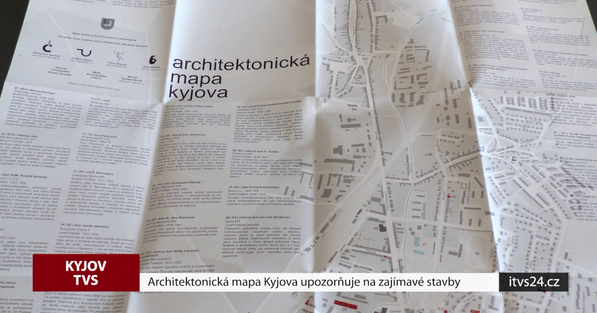 Architektonická mapa Kyjova upozorňuje na zajímavé stavby | iTVS